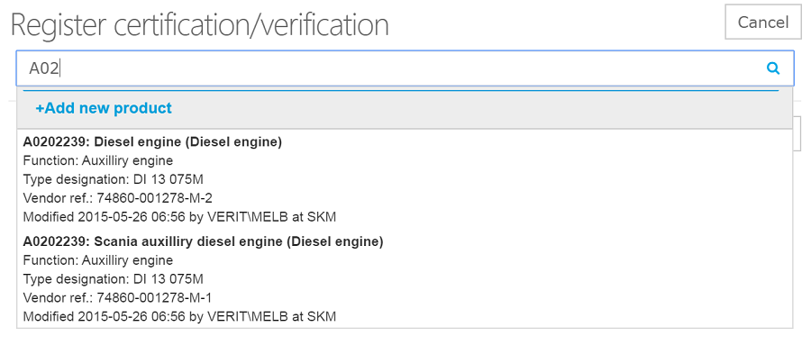 Product Certification and Verification