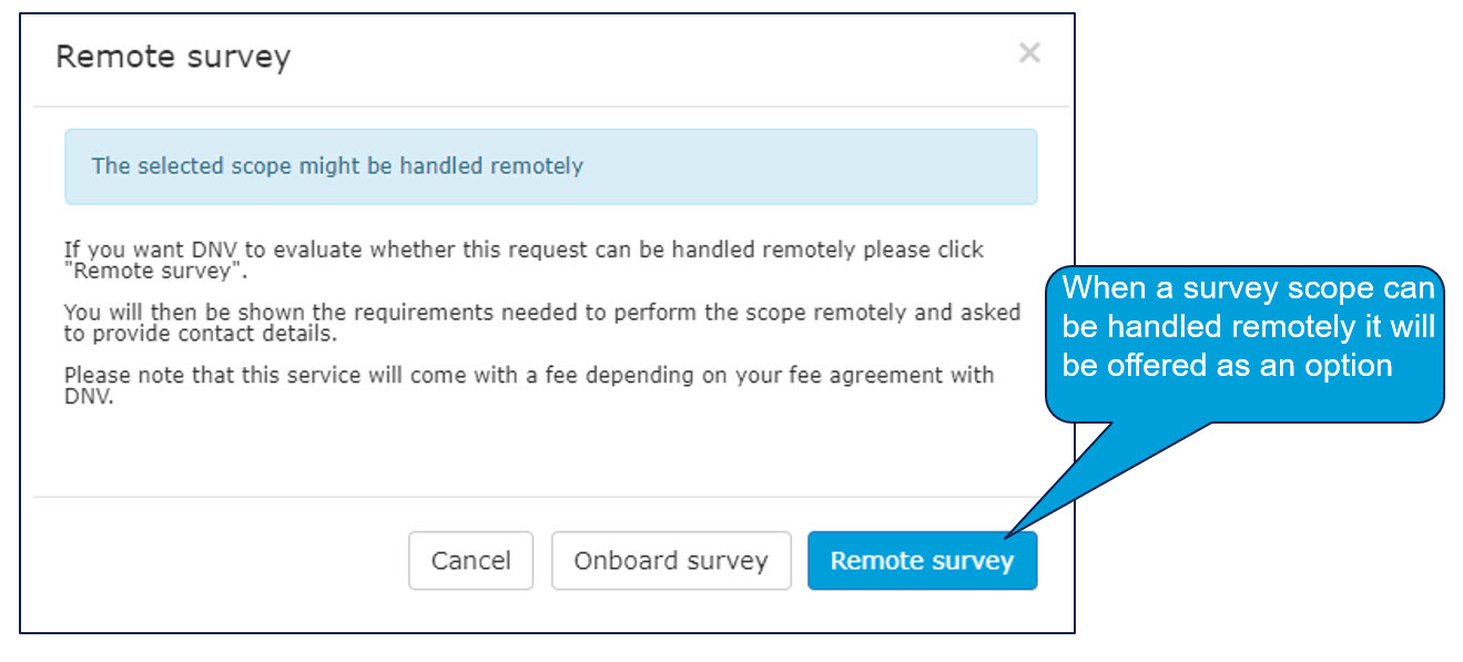 Remote survey