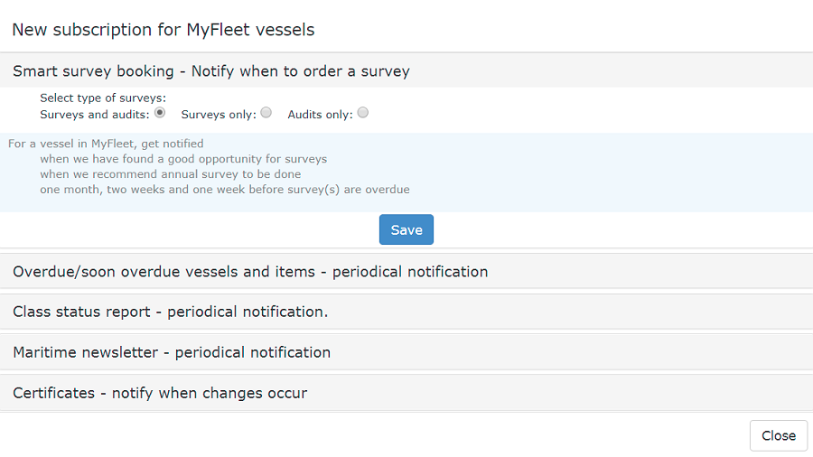 Subscribe to Smart Survey Booking